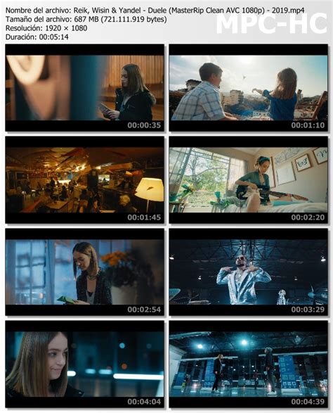 Reik Wisin And Yandel Duele Masterrip Clean Avc 1080p 2019 Mvc