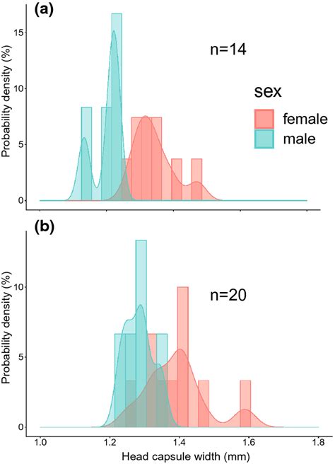 Sizefrequencydistribution Of Final Instar Larvae Of Alloperla