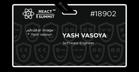 Yash Vasoya On Linkedin Check Out My Badge And Claim Your Free React Summit Us 2023 Remote Ticket
