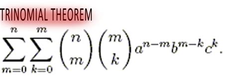The Trinomial Theorem And Pascals Tetrahedron Exponents Now Youre