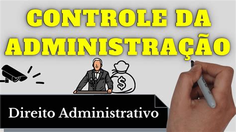 Controle Da Administração Direito Administrativo Resumo Completo