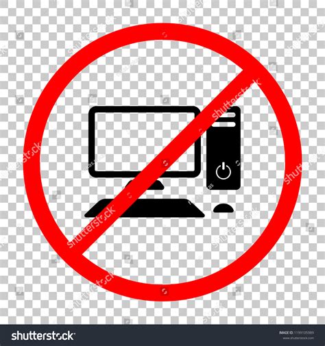do not use computer sign