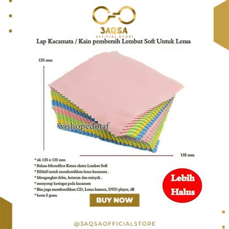 Jual Lap Kacamata Microfiber 1 Box Isi 100pc Kain Lap Embos Inpor Lap
