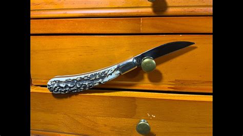 Steven Cocker Sheffield Ettrick Pocketknife In Stag Youtube