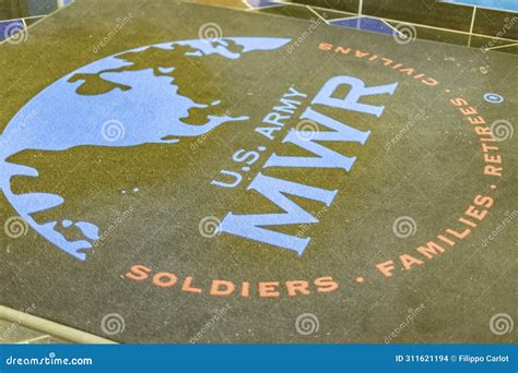 MWR US Army Emblem Editorial Stock Image Image Of Welfare 311621194