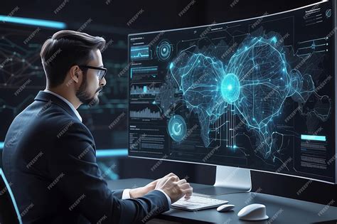 Premium Photo Big Data Technology And Data Science Data Scientist