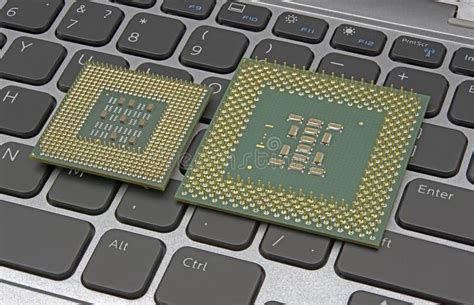 Modern CPU And Laptop Keyboard Stock Image Image Of Processor Laptop 116508003
