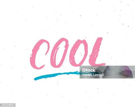 멋진 글자 필기 문자 손으로 그린 그런지 서예 텍스트 벡터 일러스트레이션 격언에 대한 스톡 벡터 아트 및 기타 이미지 격언 긍정적인 감정 표현 동기 부여 Istock