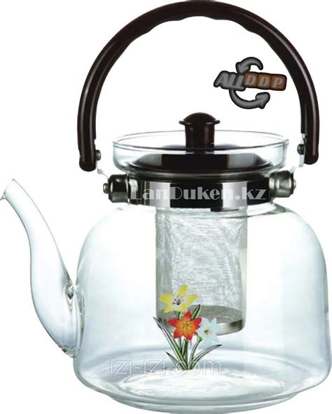 Заварочный стеклянный чайник для чая и кофе 600 Ml Cofee And Tea заварной чайник чайник для