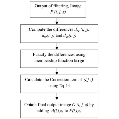 Flow Chart Of Noise Correction Download Scientific Diagram