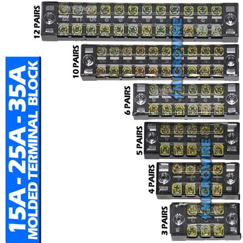 Molded Terminal Block 15a25a35a45a60a Electrical Heavy Duty Lazada Ph