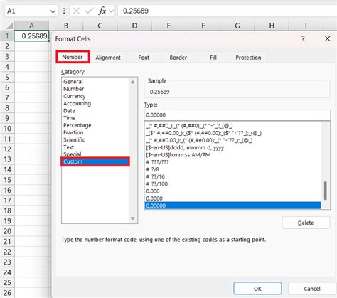 Display 05 As A Fraction In Seconds Step By Step Excel Number Format