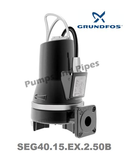 Seg4015ex250b Grinder Sewage Pump Three Phase Grundfos Model Number 96076165 Pumps And
