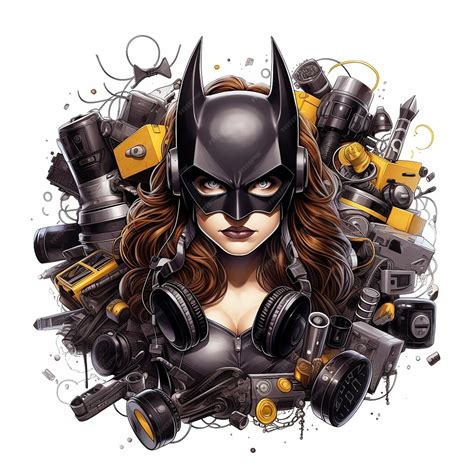 Premium Ai Image Lively And Energetic Batgirl In Iconic Costume With