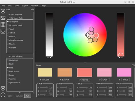 Rickrack Color Palette Generator LinuxLinks