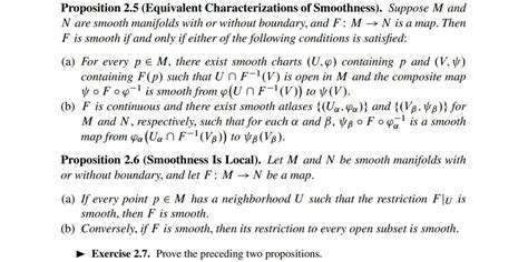 Definition Properly Interpreting Propositions 25 And 26 In Lees