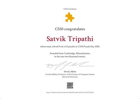 satvik tripathi on linkedin cs50 puzzles harvard facebook
