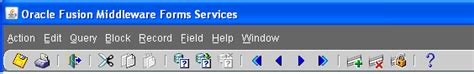 Oracle11g Replace Custom Menu With Oracle Forms 11g Default Menu