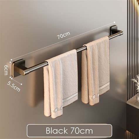 Bsu Tower Bar Aluminium Bathroom Towel Rack Towel Hanger Shower Rack Toilet Bath Storage