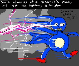 Sanic Thunder Drawception