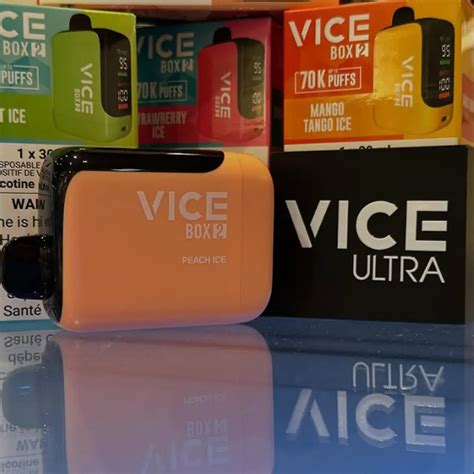 Blue Raspberry Ice Vice Box 2 70k Disposable Vape Tenvape