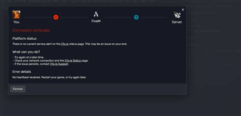 Problem Connexion Cfx Fivem Client Support Cfx Re Community
