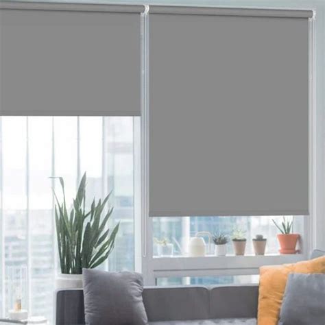 Upvc Plain Window Roller Blinds Gray At ₹ 100sq Ft In Gandhidham Id
