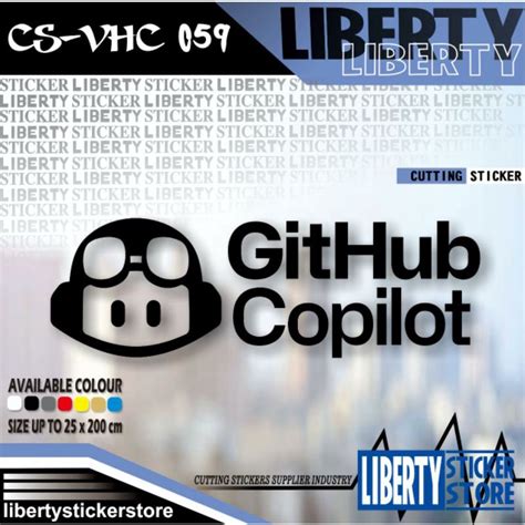 Jual Cutting Sticker Github Copilot Cutting Stiker Github Copilot