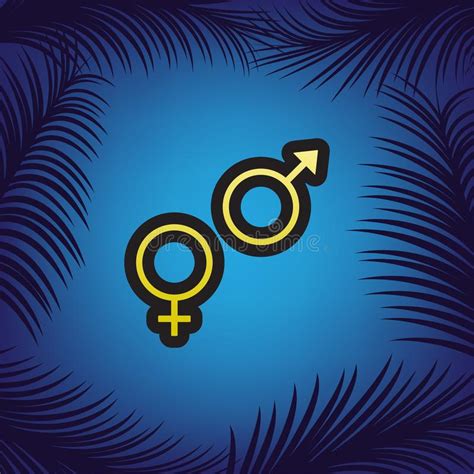 Sex Symbol Sign Vector Stock Vector Illustration Of Contour 123650301
