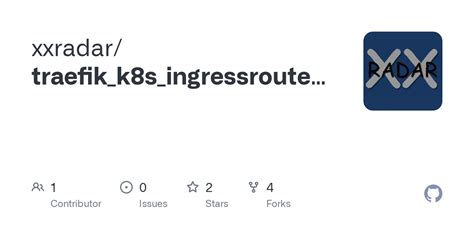Github Xxradartraefikk8singressrouterlearnings
