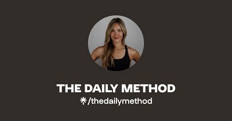 The Daily Method Instagram Facebook Linktree