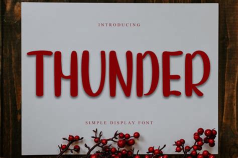 Thunder Font Font Canyon