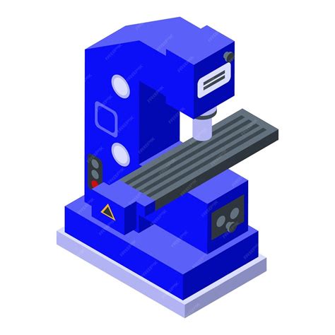 Premium Vector Cnc Milling Machine Icon Isometric Of Cnc Milling Machine Vector Icon For Web