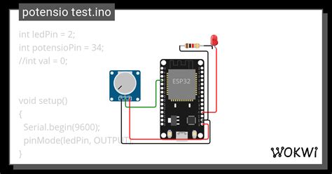 Potensio O Wokwi Esp32 Stm32 Arduino Simulator