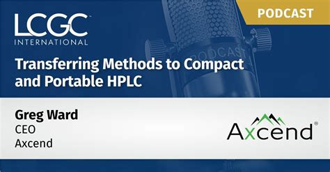 Transferring Methods To Compact And Portable Hplc