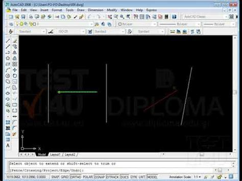 AutoCad Extend YouTube