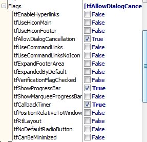 Delphi Example Of Using TTaskDIalog For Progress Indication Stack Overflow