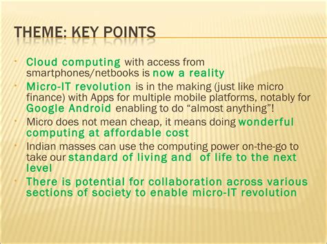 Cloud Computing And Android Apps For The Indian Ppt