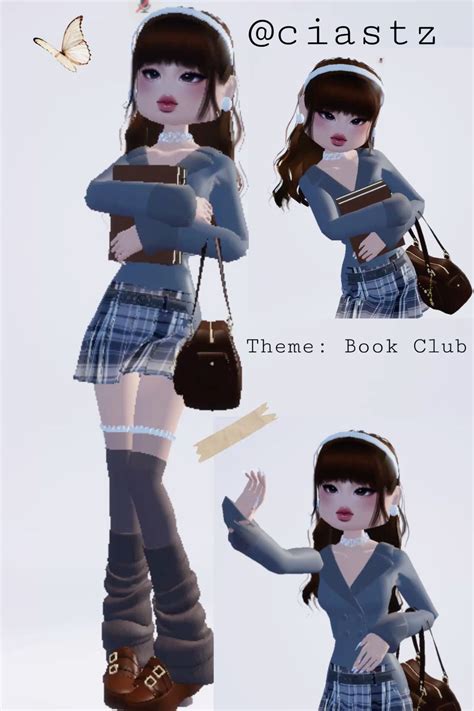 Dress To Impress Roblox Game Outfits Theme Book Club Artofit