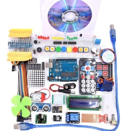 Super Starter Kit With WiFi Module 130 Motor HC SR501 1602