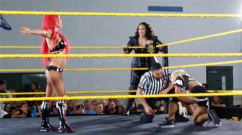 Wwe Nxt Eva Marie And Nia Jax Vs Aliyah And Liv Morgan Youtube
