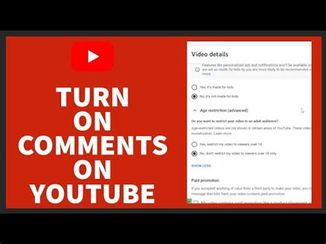 How To Turn On Comments On Youtube Turn On Youtube Comments YouTube