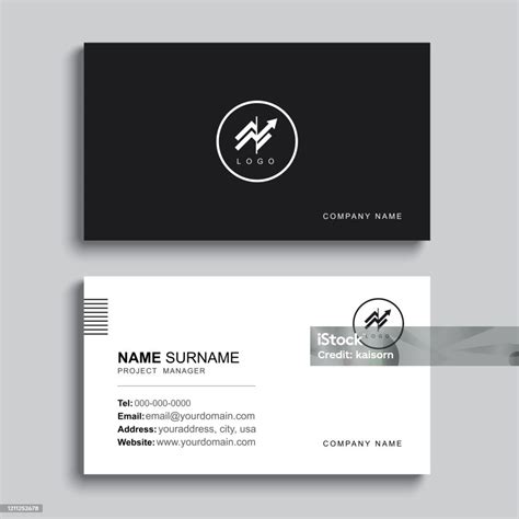 최소한의 명함 인쇄 템플릿 디자인 블랙 컬러와 심플한 클린 레이아웃 0명에 대한 스톡 벡터 아트 및 기타 이미지 0명 개체 그룹 검은색 Istock