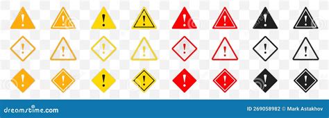 Caution Signs Exclamation Mark Of Warning Attention Icon Caution