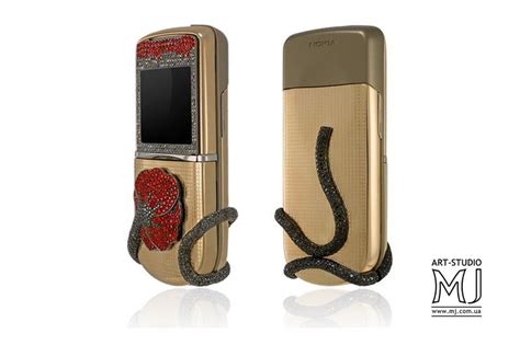 Nokia 8800 Sirocco Exclusive Edtion by MJ - Телефоны из золота, платины ...
