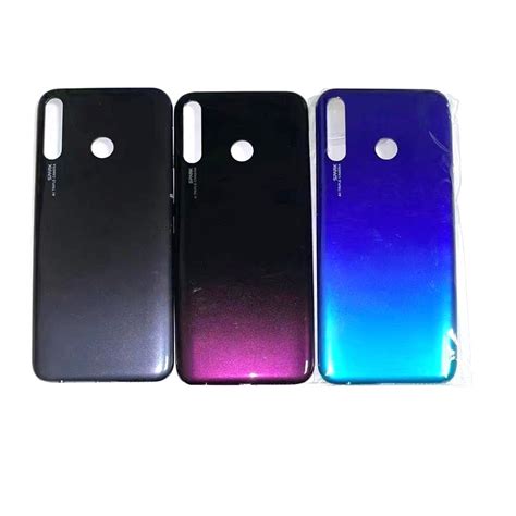 AAAA Quality For Tecno Spark 4 KC8 Back Battery Cover Side Button Rear Panel Door Housing Case