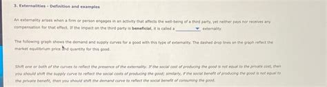 Solved 3 Externalities Definition And Examples An
