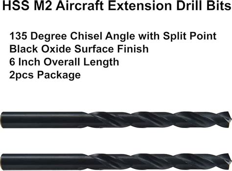Hss Extra Long Drill Bit Straight Shank Size 532 X 12 58 Broca Hss
