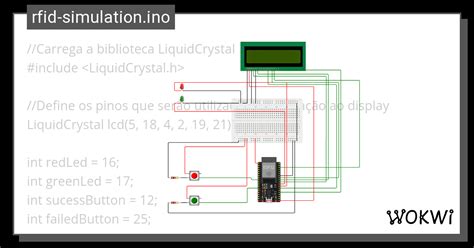 Simulador De Rfid Wokwi ESP32 STM32 Arduino Simulator