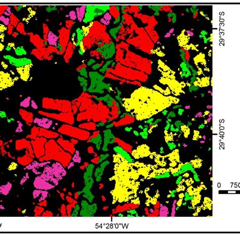 Classified Image By The Supervised Method Of Maximum Likelihood Image